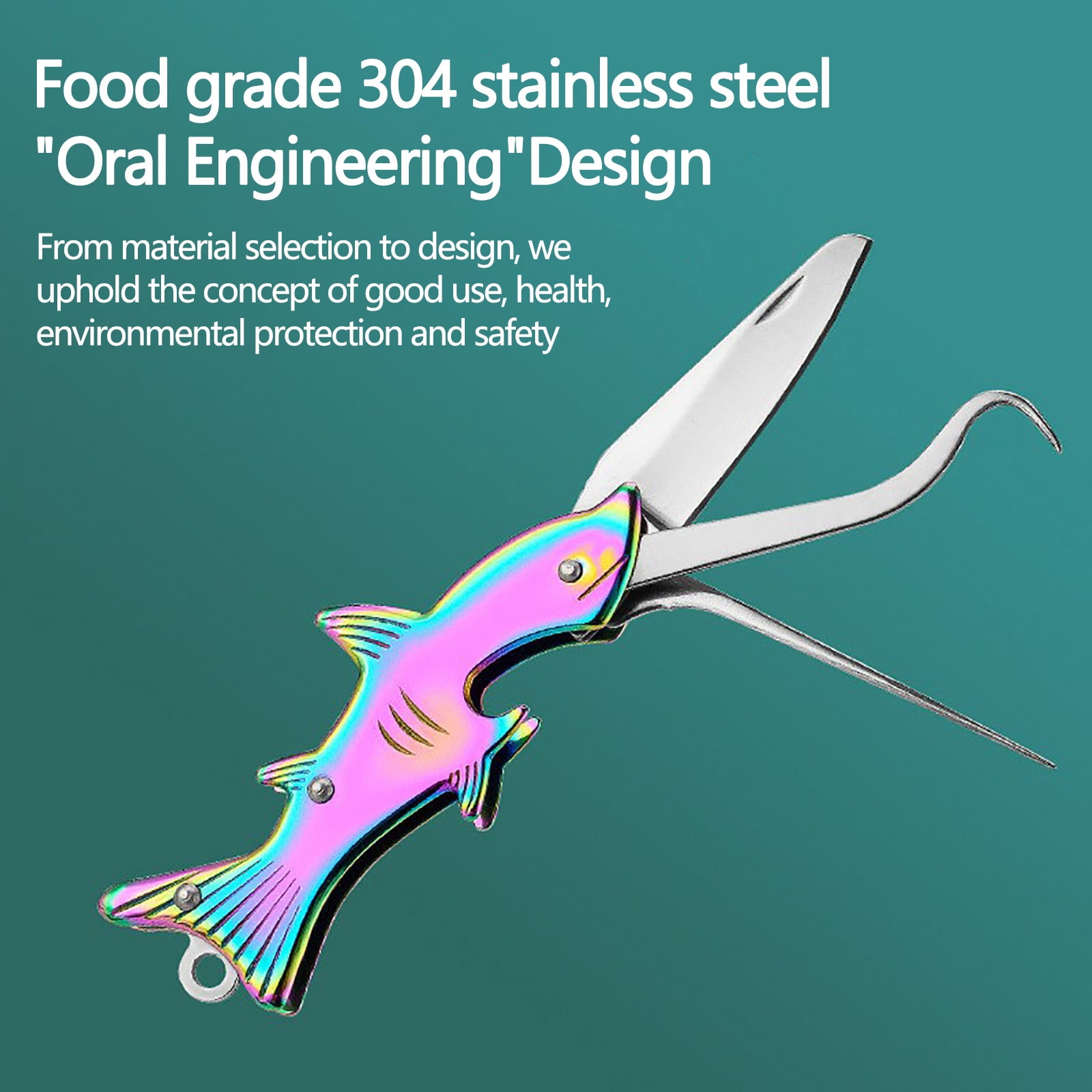 Multifunctional Foldable Keychain Stainless Steel Toothpick Knife Pick ...