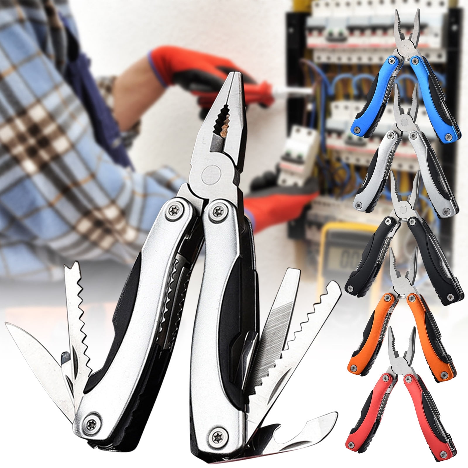 Multifunctional Foldable Mini Pliers | Portable Multi-Tool Combination ...
