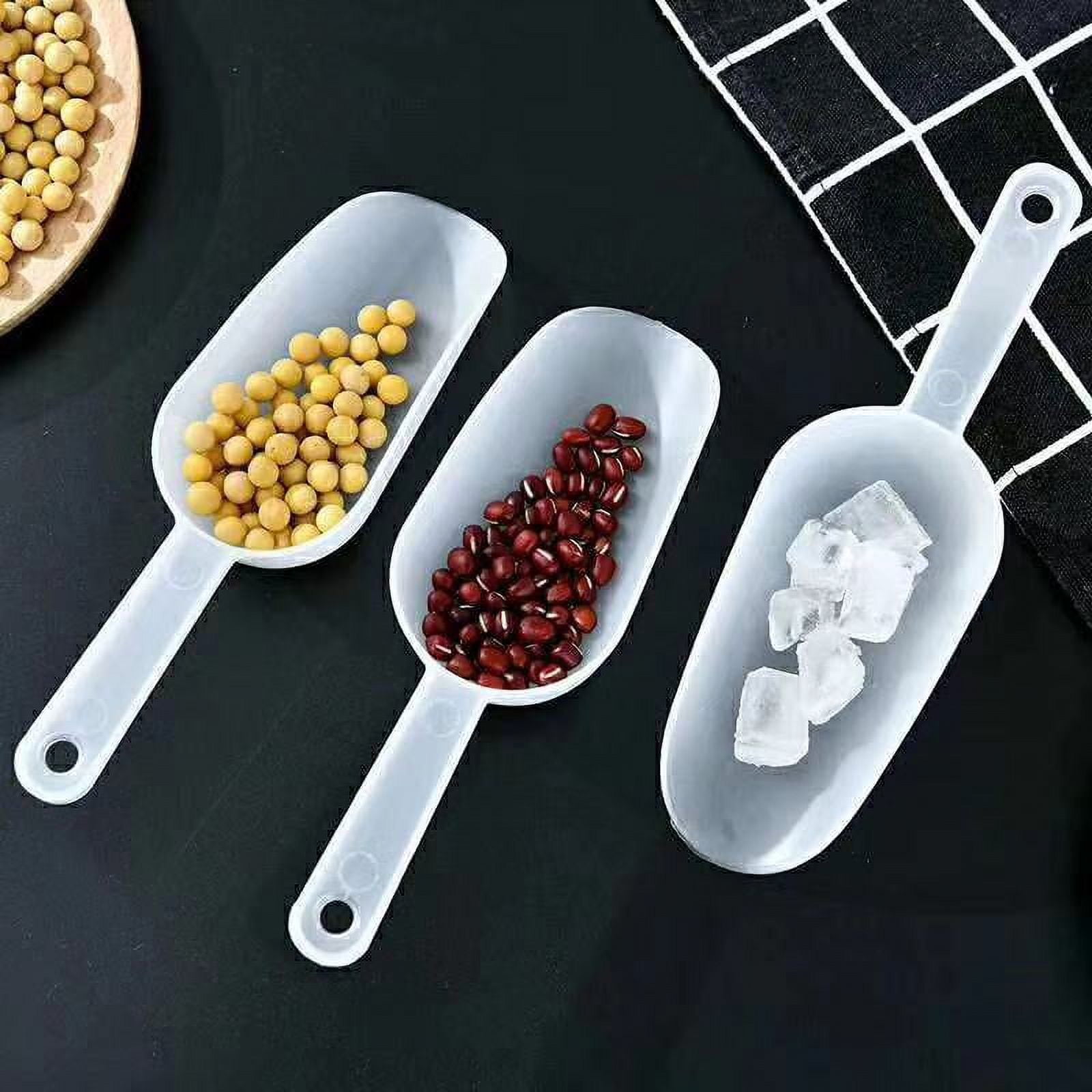 Multifunctional Frosted Plastic Ice Measuring Scoop Candy Ice Sugar ...