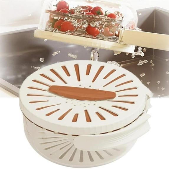 Multifunctional Fruit and Vegetable Washing Bowl, 2 In 1 Drainer and ...