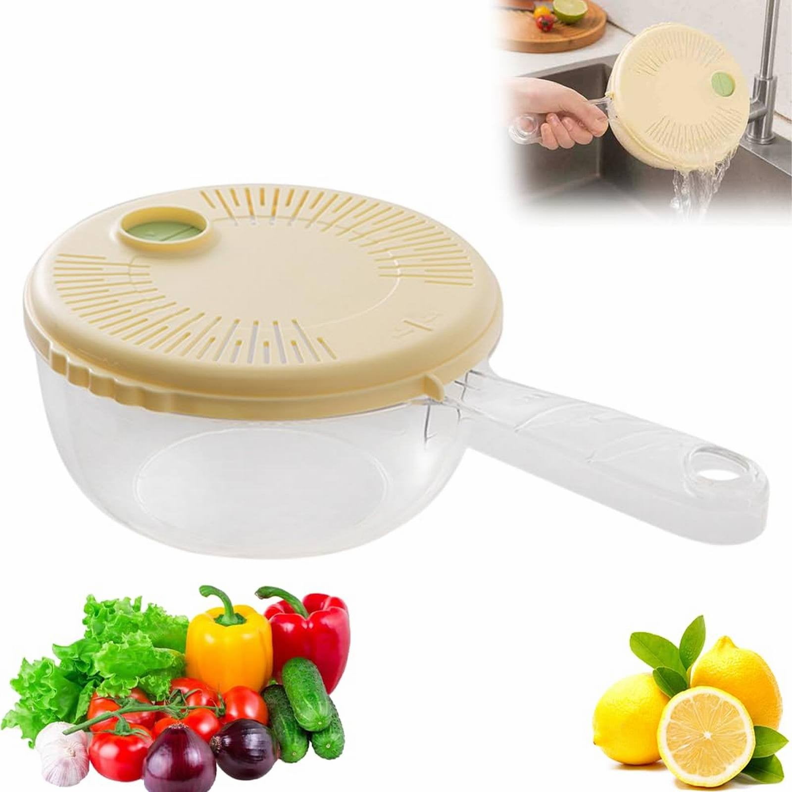 Multifunctional Fruit And Vegetable Washing Bowl, 2025 New 2 In 1 Fruit ...