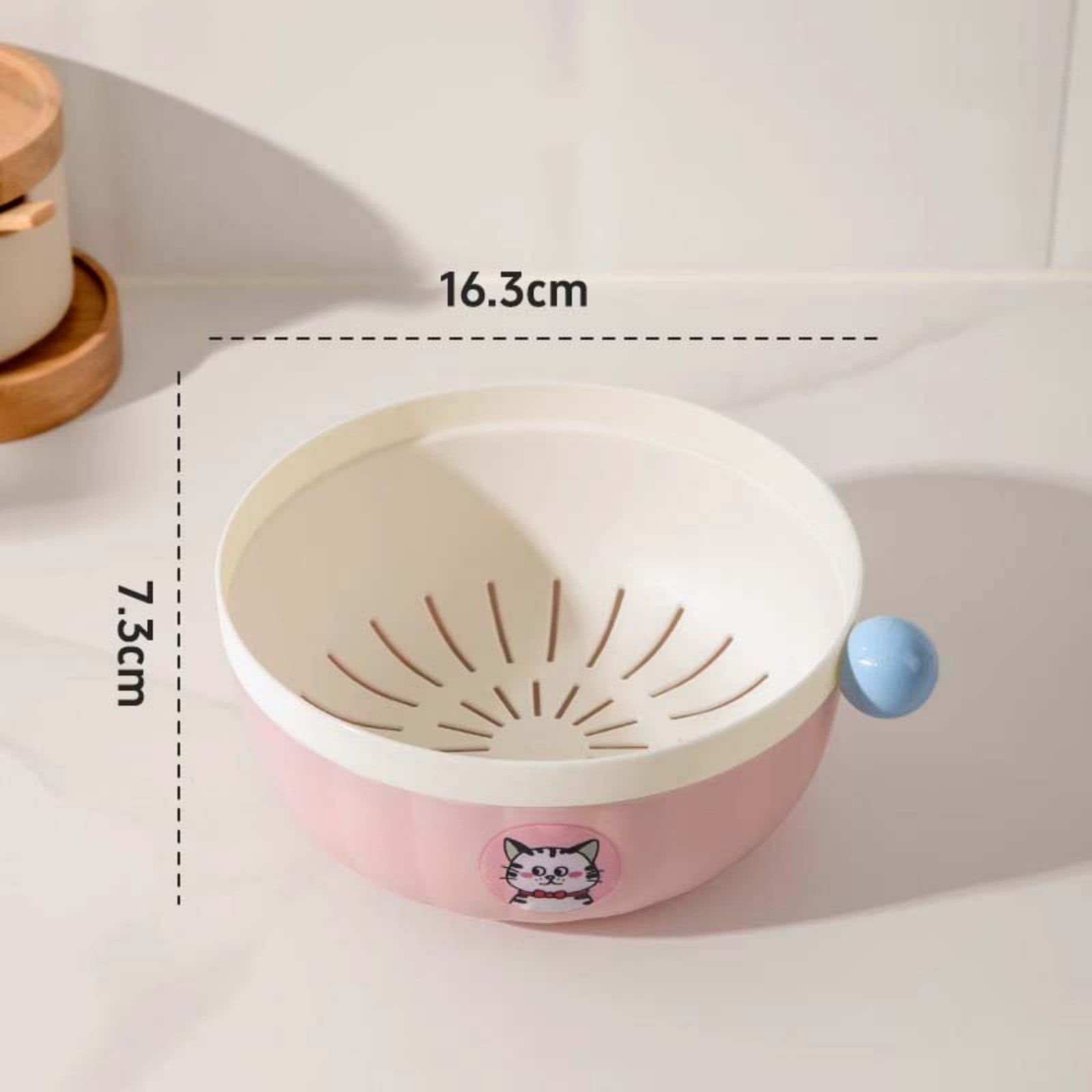 Multifunctional Fruit and Vegetable Washing Bowl with Lid 2 in 1 ...