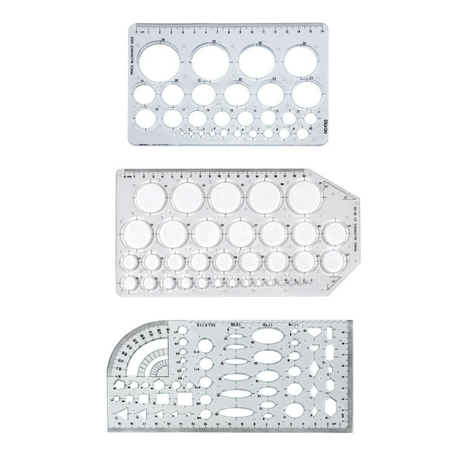 Multifunctional Geometric Ruler Measuring Stencil Measuring Tool ...