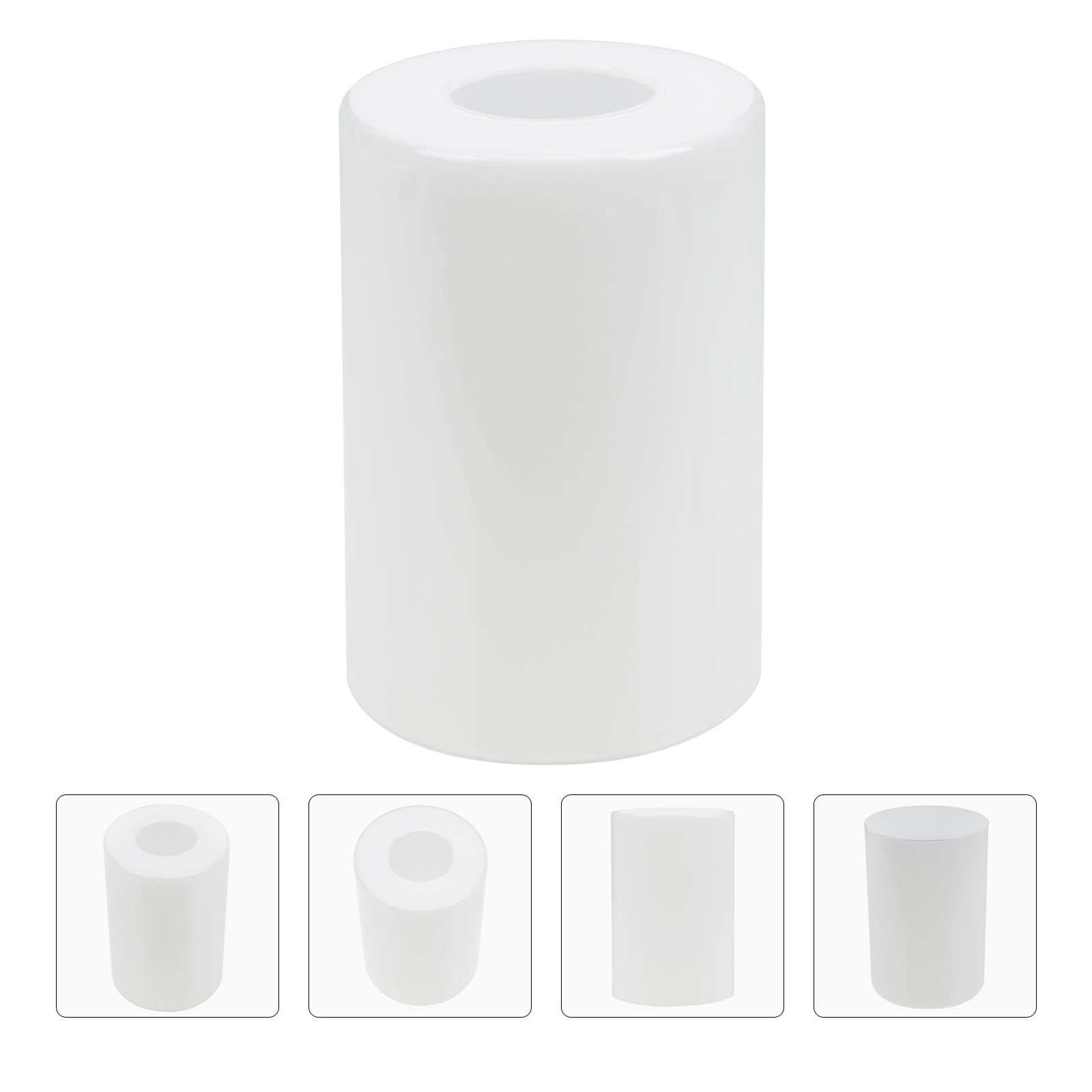 White Glass Lamp Shade for Decor Simple and Elegant Look Soft ...