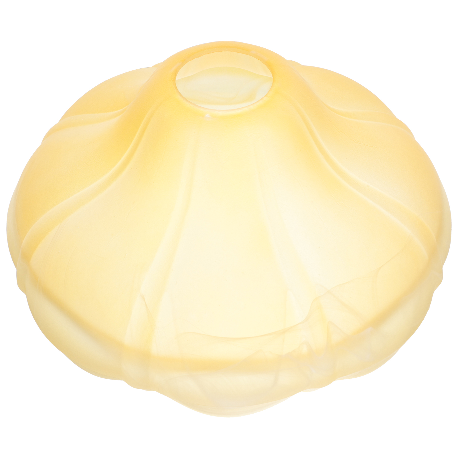 TABLZONE Yellow Frosted Glass Lamp Cover Modern Elegant Soft Light for ...