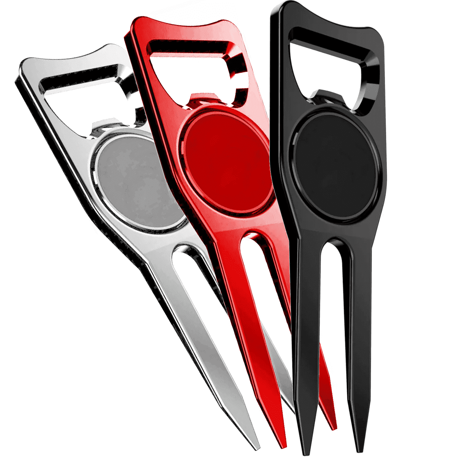 Golf Divot Repair Tool, Ball Marker & Golf Club Groove Cleaner All-in-1 ...