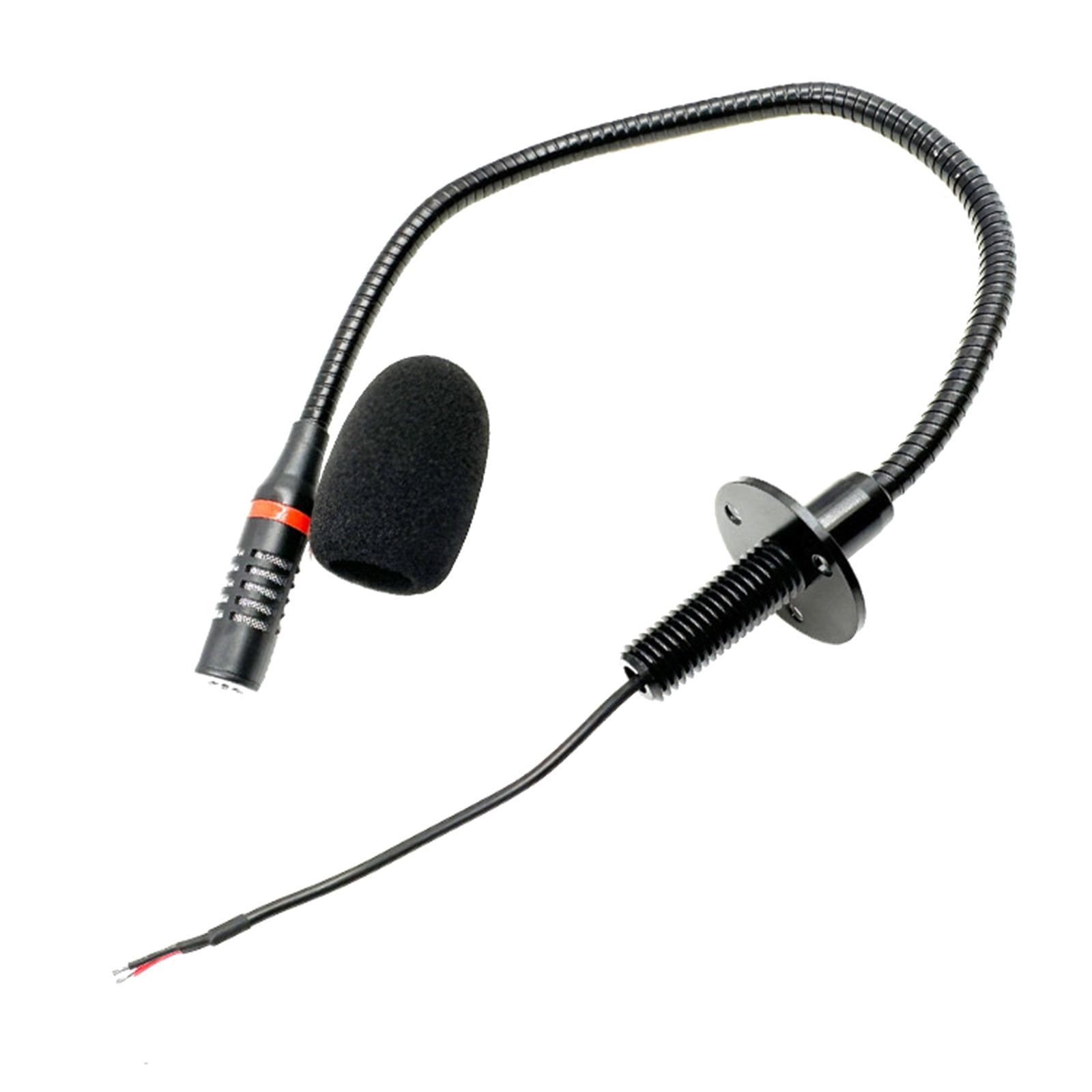 Multifunctional Gooseneck Mic 20cm Bare End Wire Microphone for ...