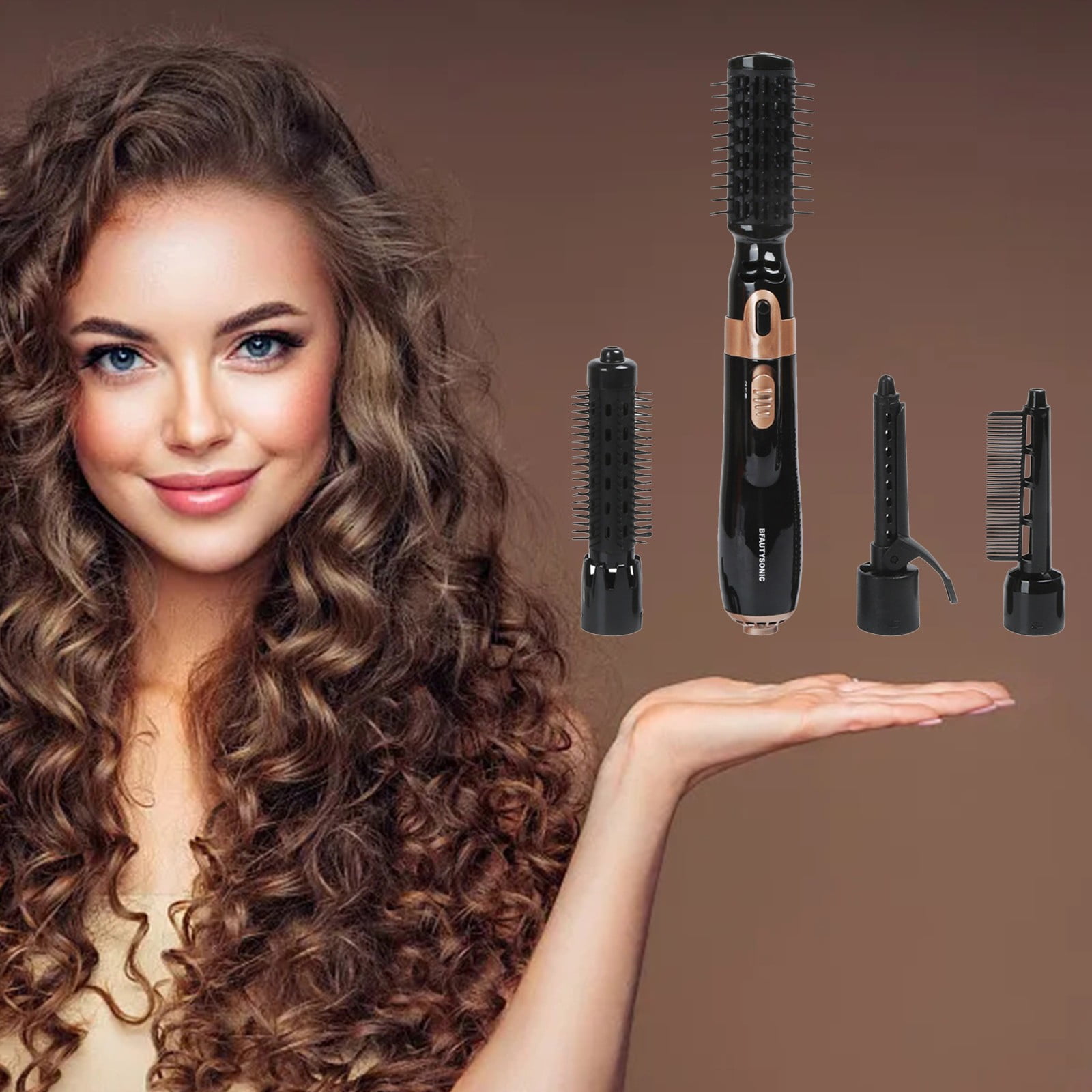 Multifunctional Hair Curler 4 In 1 Hot Air Comb Hair Comb Styling Hair ...