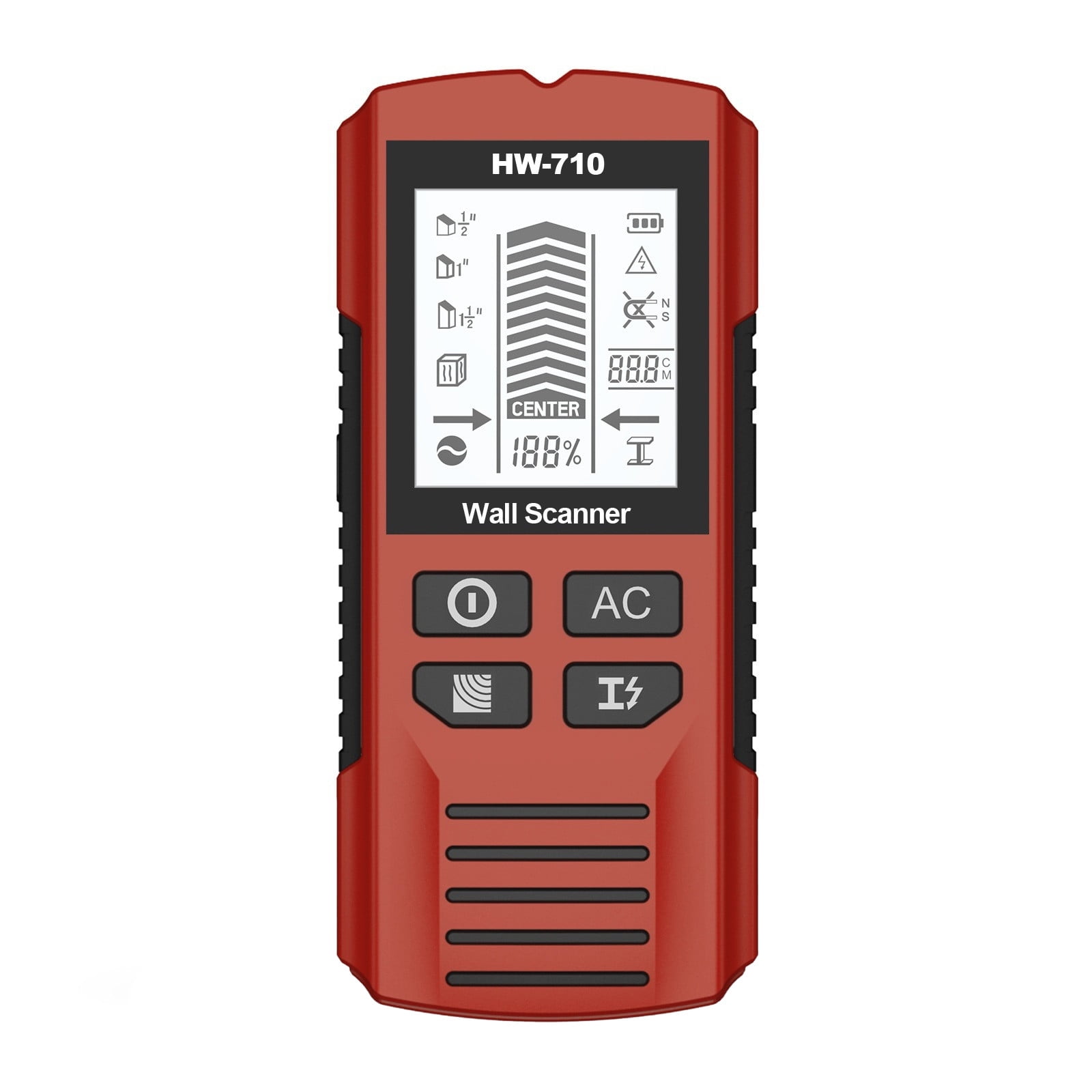 Multifunctional Handheld Metal & Wall Detector, 5-in-1 Stud Detector ...