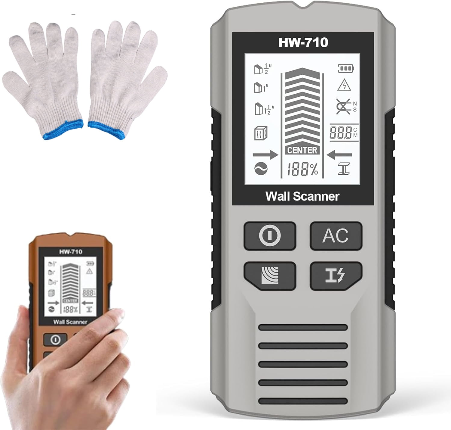 Multifunctional Handheld Metal & Wall Detector, Buyusus Wall Detector ...