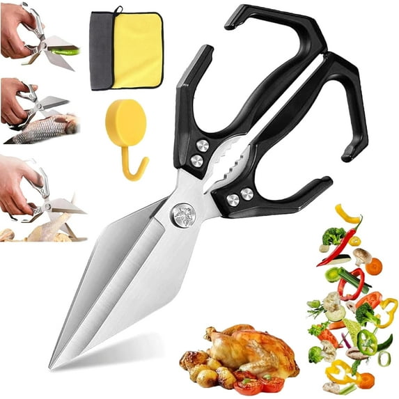 Multifunctional Heavy-Duty Kitchen Shears, Heavy Duty Kitchen Scissors ...