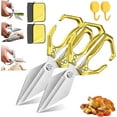 Multifunctional Heavy-Duty Kitchen Shears, Heavy Duty Kitchen Scissors ...