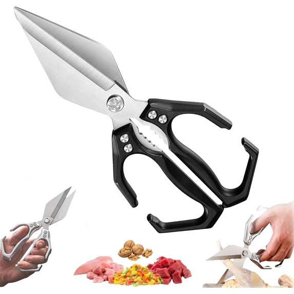 Multifunctional Heavy-Duty Kitchen Shears, Poultry Shears with Handle ...