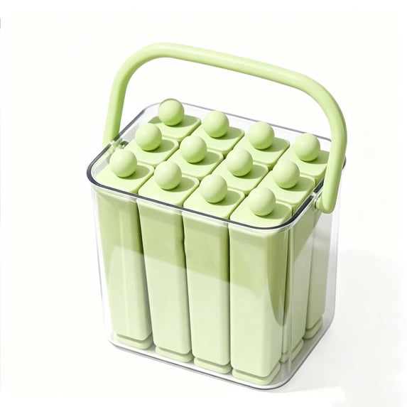 Multifunctional Ice Storage Box, Plastic Ice Cube Tray with Lid, Space ...