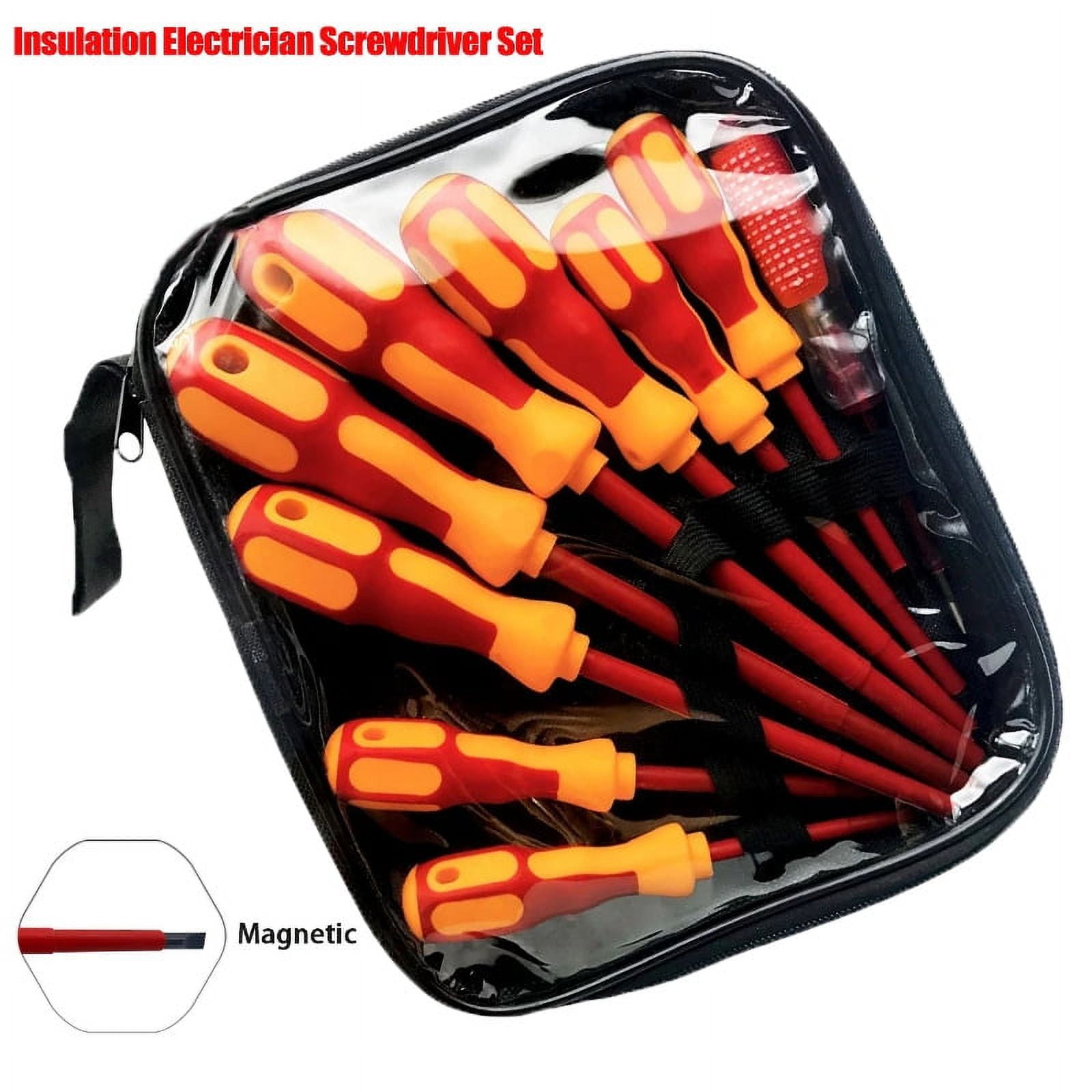 Multifunctional Insulation Electrician screwdriver set double screw ...