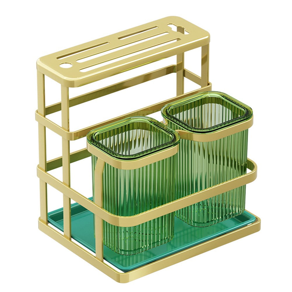 Multifunctional Kitchen Cutlery Rack, Fork And Spoon Storage Drain Rack ...