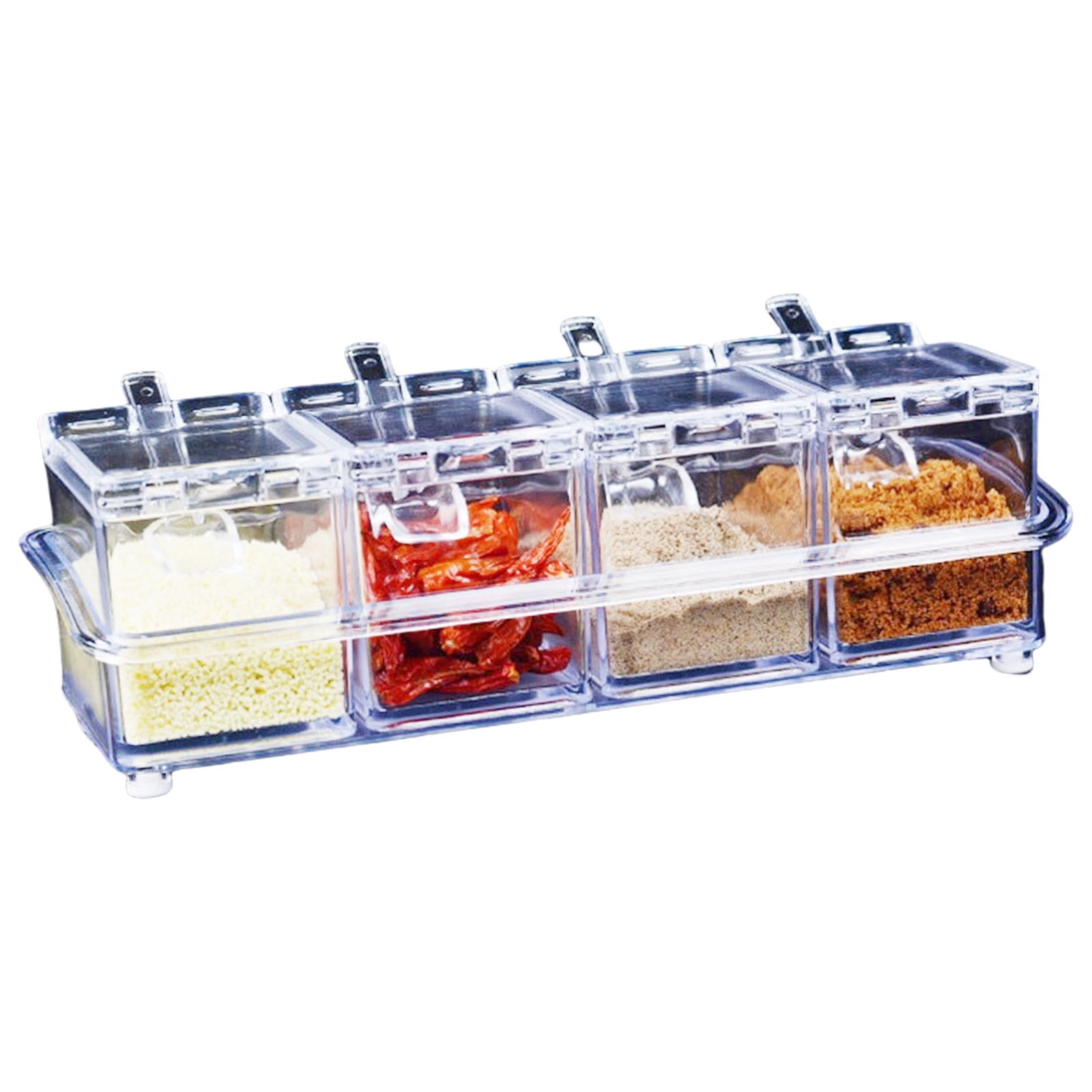 Multifunctional Kitchen Seasonings Organizers with Sealed Compartments ...