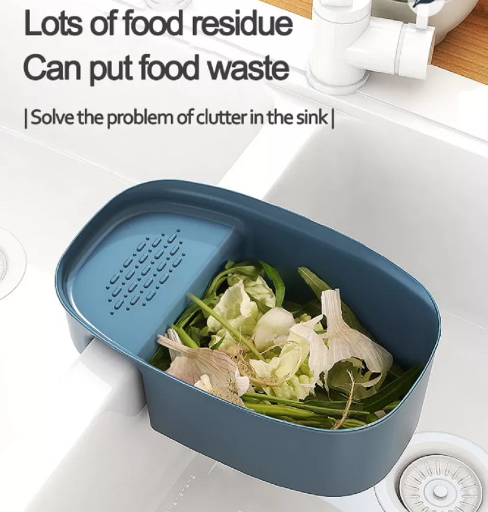 TIKA Multifunctional Kitchen Sink Strainer, Colander Drain Basket ...