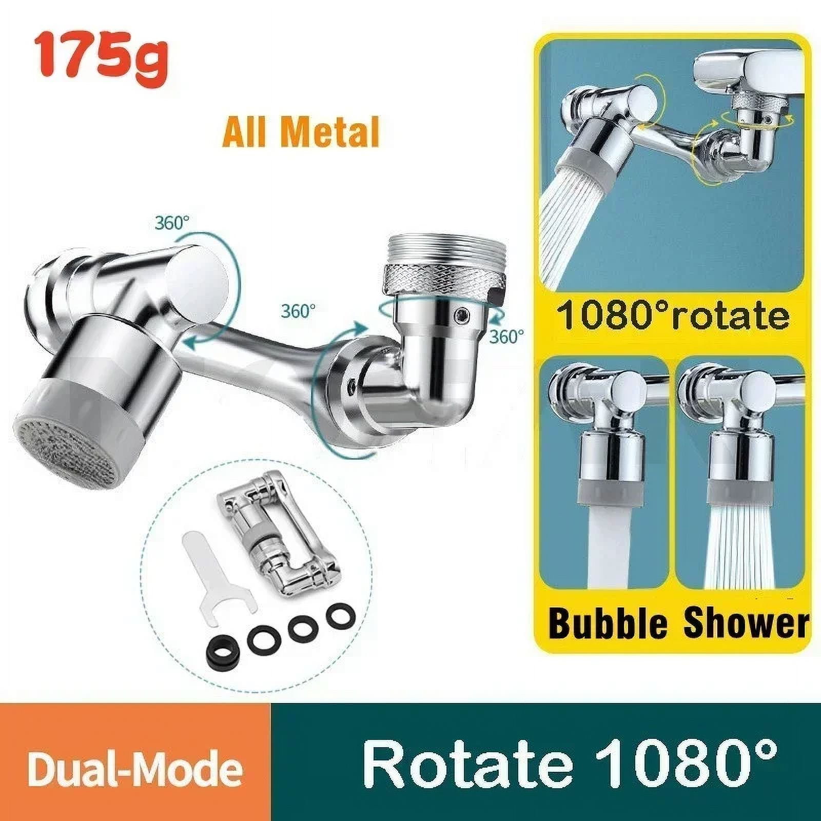 Multifunctional Kitchen Sink Waterfall Faucet Pressurized Bubbler ...
