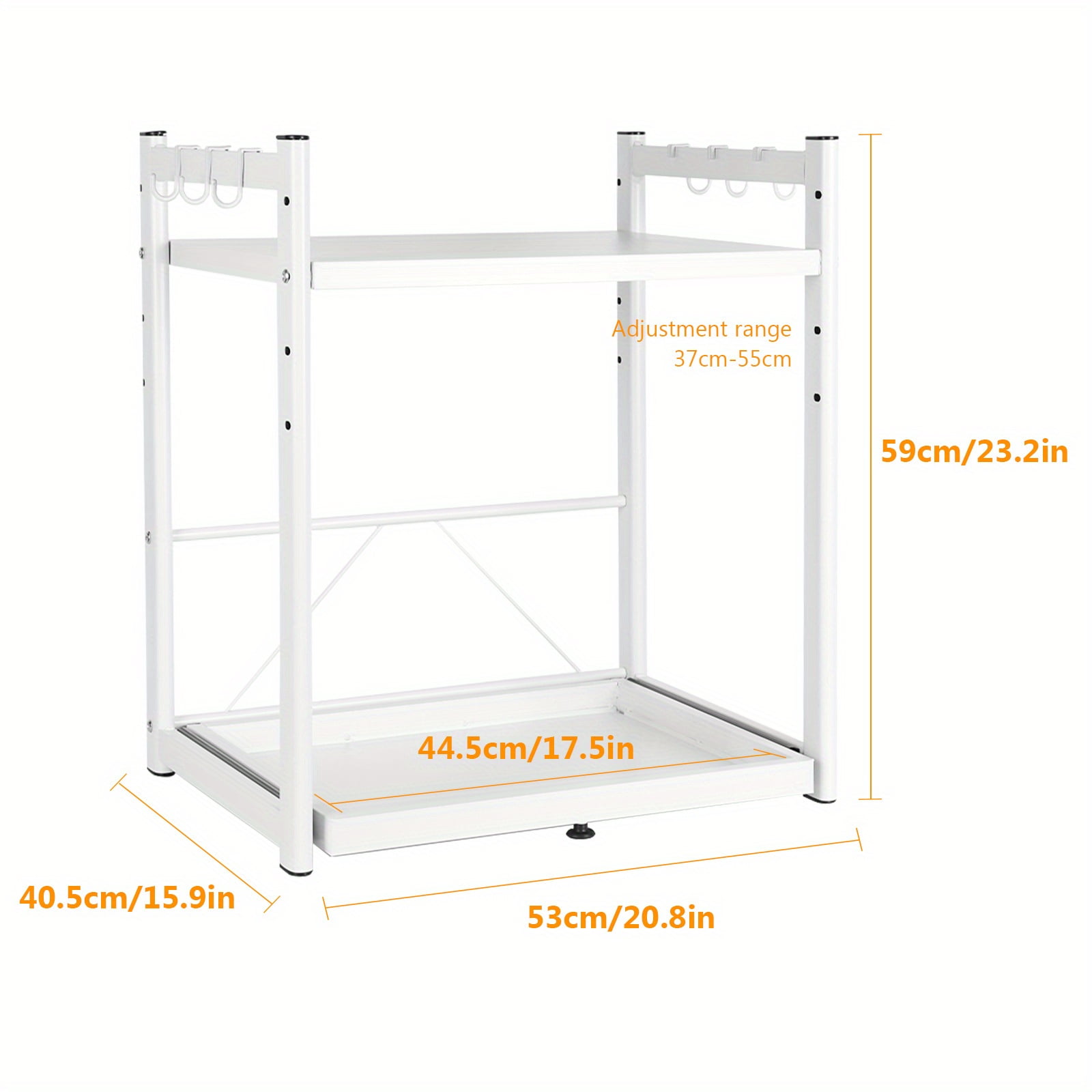 Multifunctional Kitchen Storage Rack - Modern Adjustable Pull-Out ...