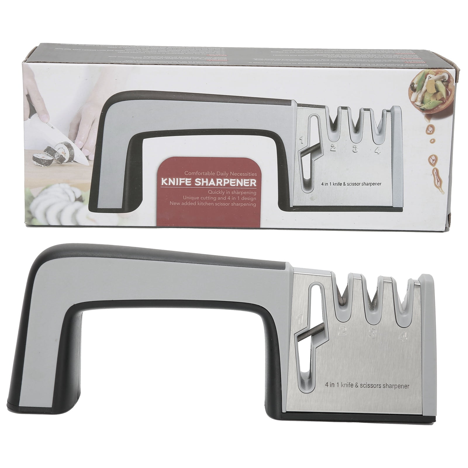 Multifunctional Knife Sharpener Manual Scissors Sharpening Grinder ...