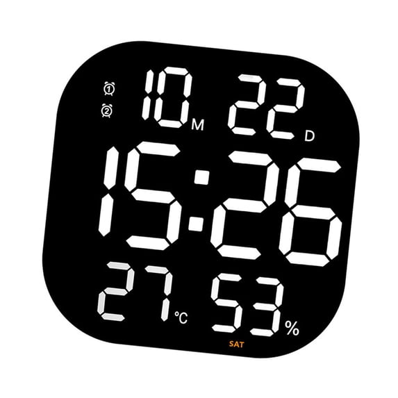 Multifunctional LED Desk Clock with Temperature Display Adjustment ...