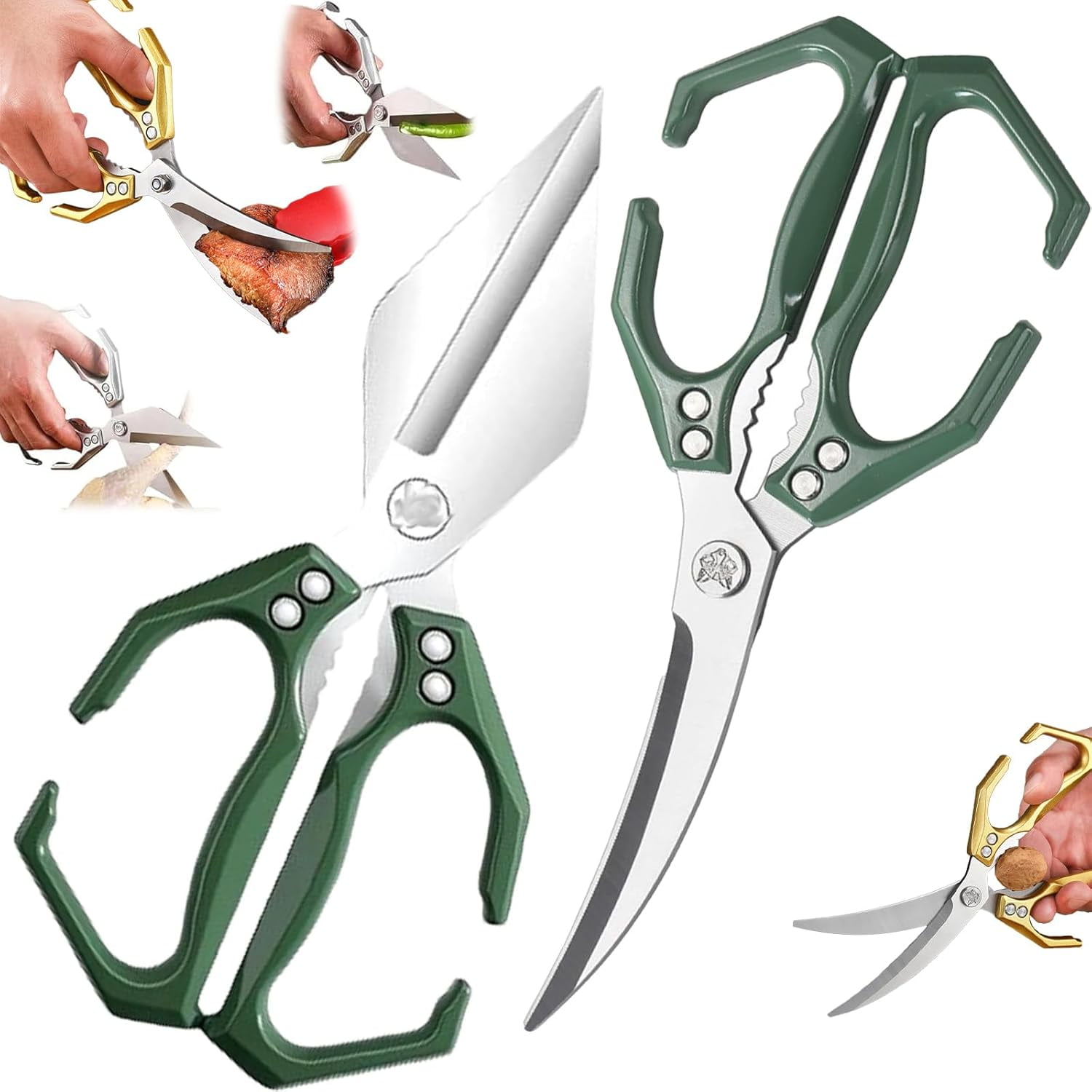 Multifunctional Labor-Saving Kitchen Shear, 2 in 1 Heavy Duty Kitchen ...