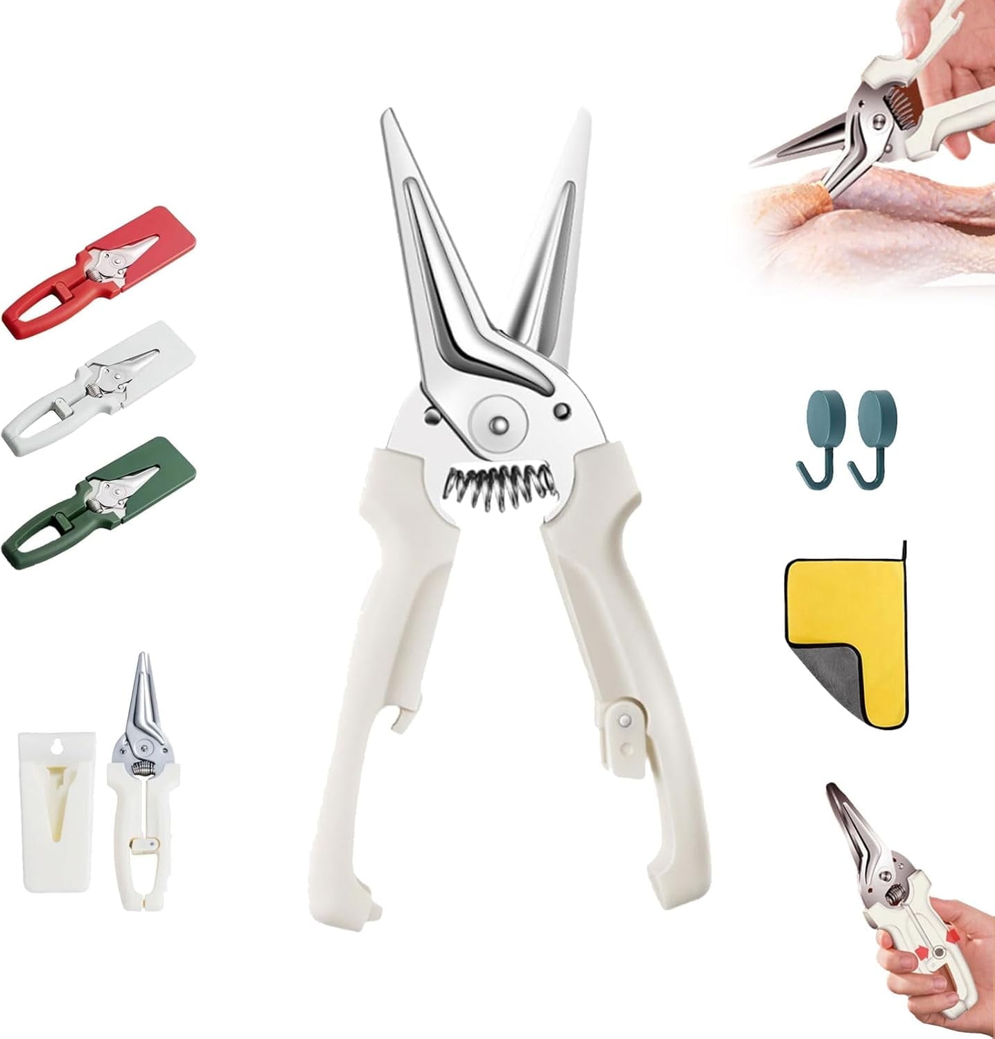 Multifunctional Labor-Saving Kitchen Shear, Spring Assisted ...