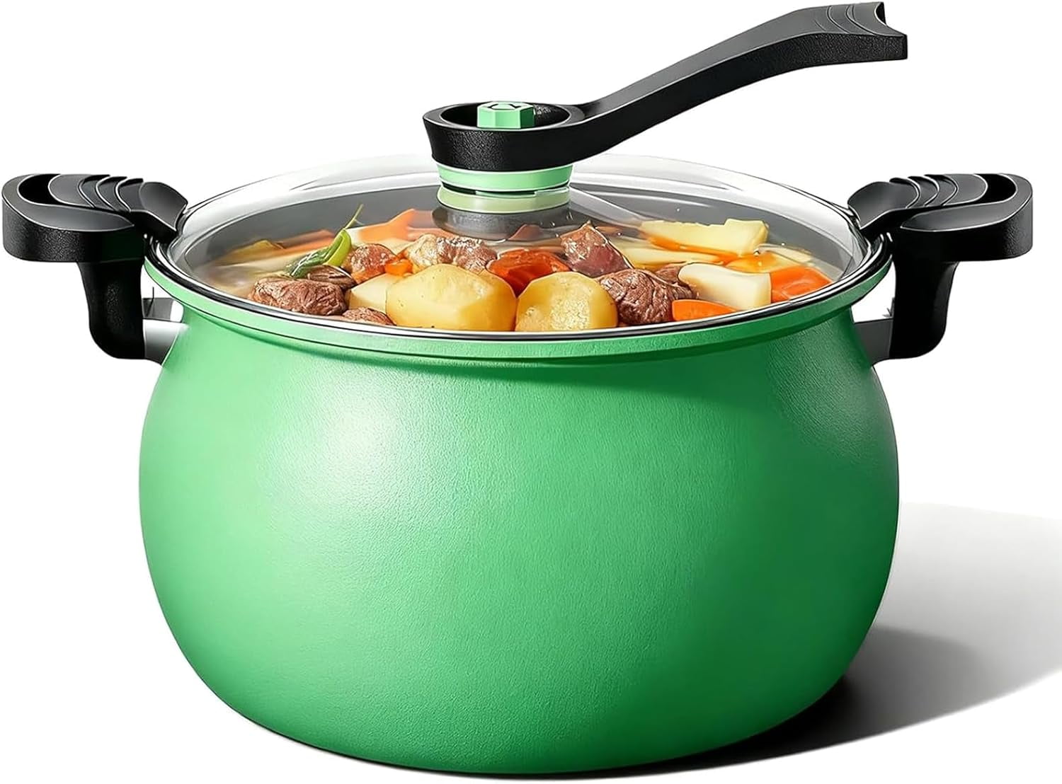 Multifunctional Large Capacity Non-Stick Pressure Cooker, 8 Qt Micro ...
