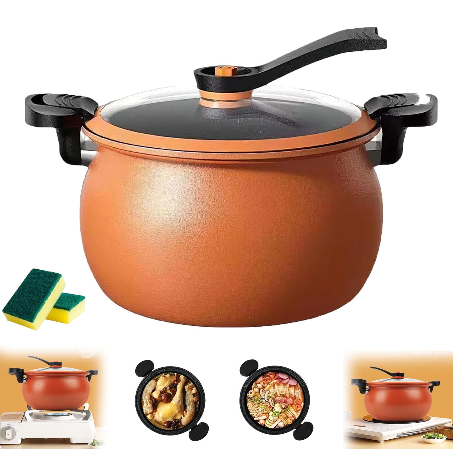 Multifunctional Large Capacity Non-stick Pressure Pressure , Versatile ...