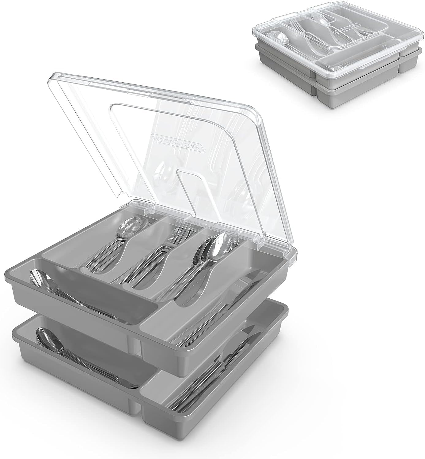 Multifunctional Layered Drawer Organizer Set - With Ventilation Design ...