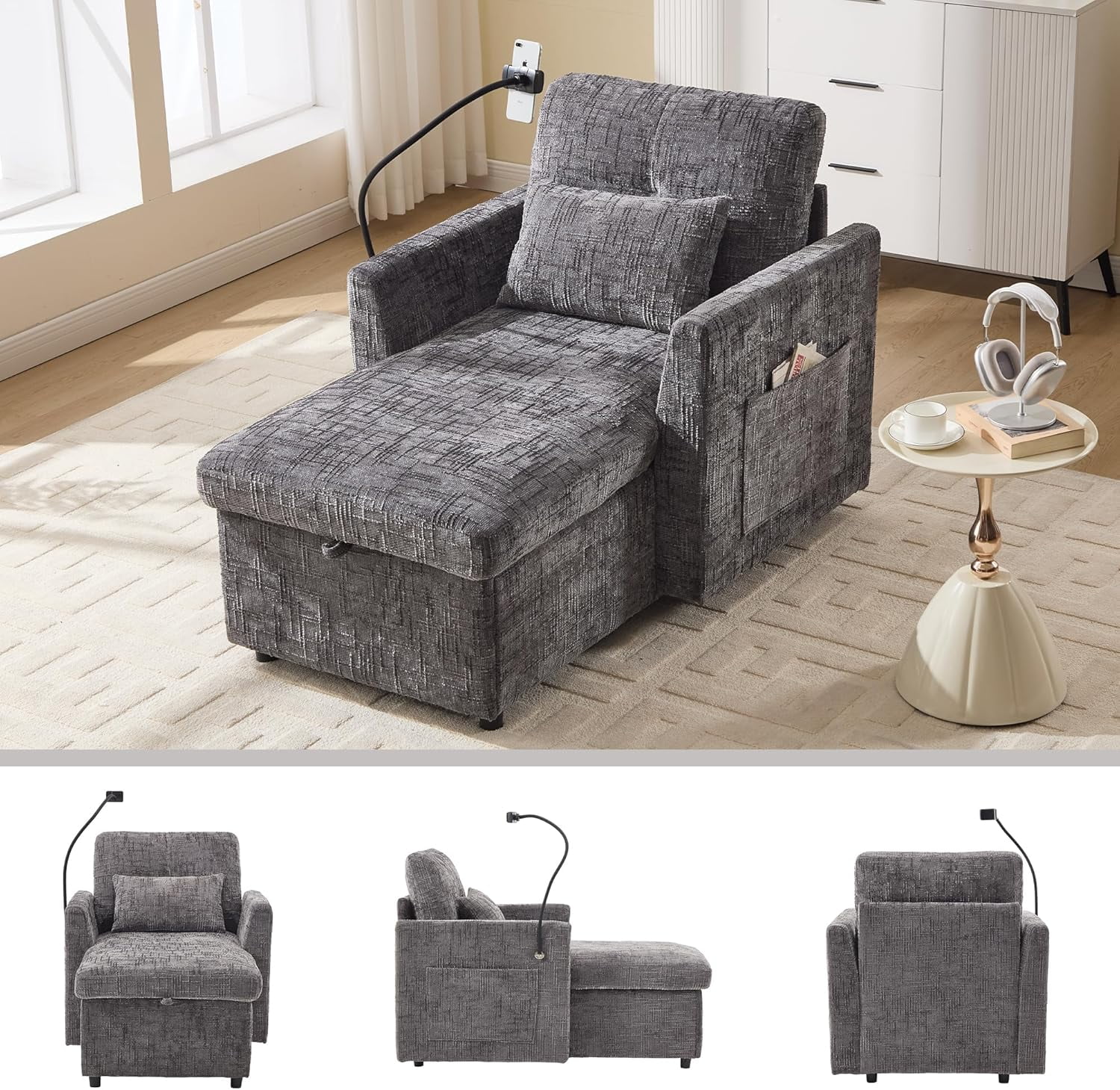 Multifunctional Lazyboy Sofa Recliner, Oversized Recliner Chair with ...