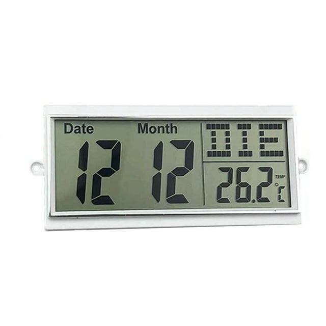 Multifunctional Lcd Hanging Clock with Date Time and Temperature ...