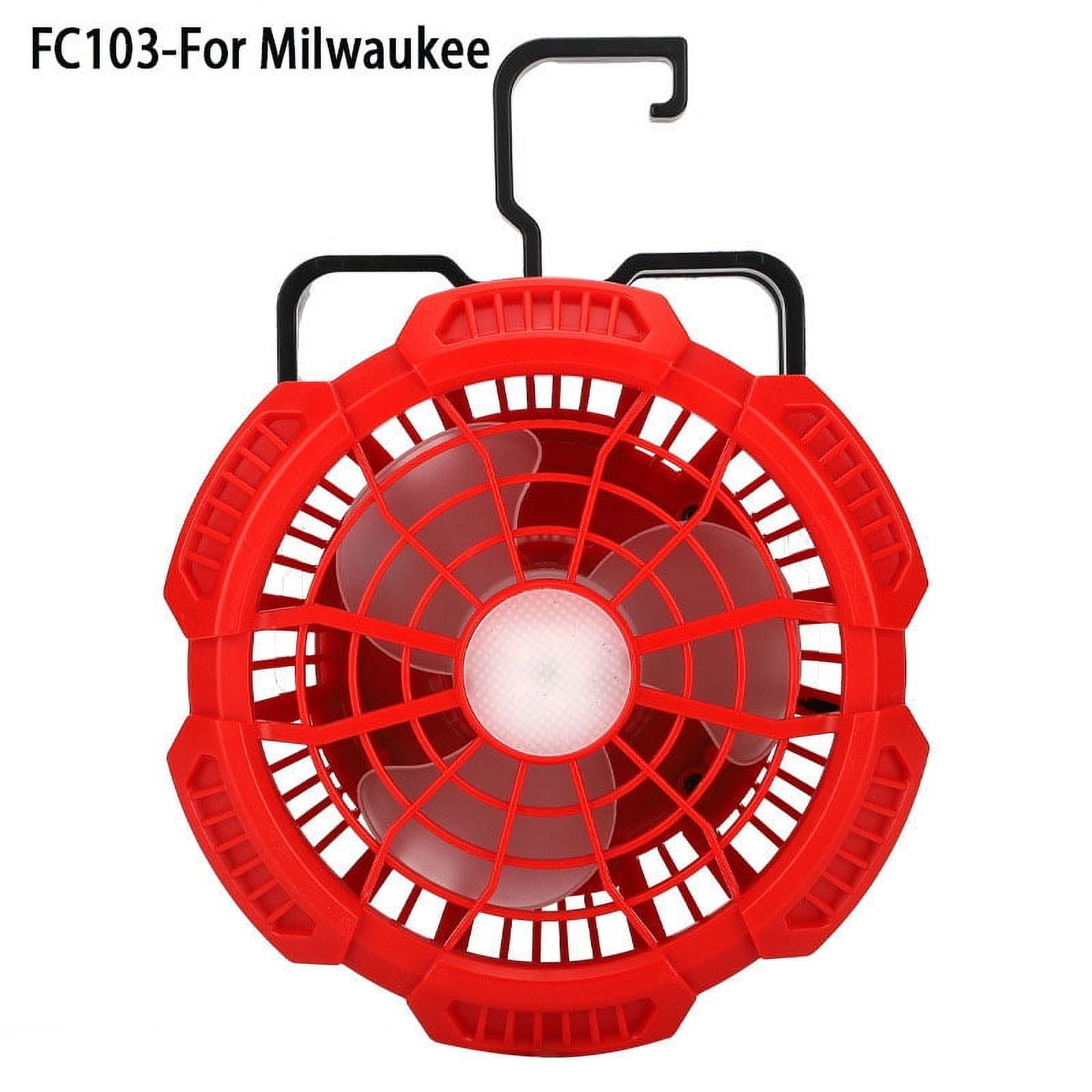 Multifunctional Lighting Fan For Milwaukee For M18 14.4-18V Lithium ...