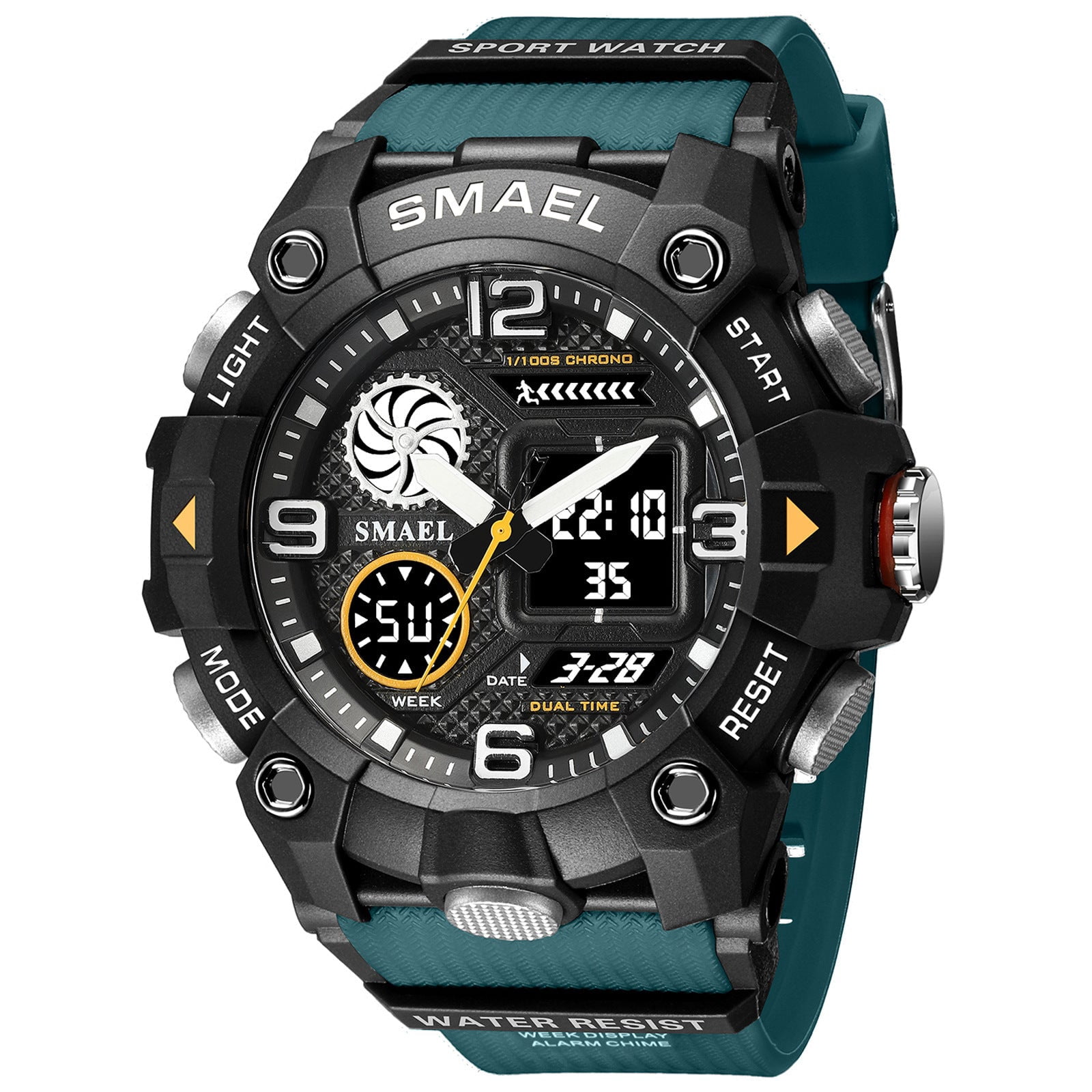 Multifunctional Luminous Outdoor Electronic Watch with PU Strap and ...