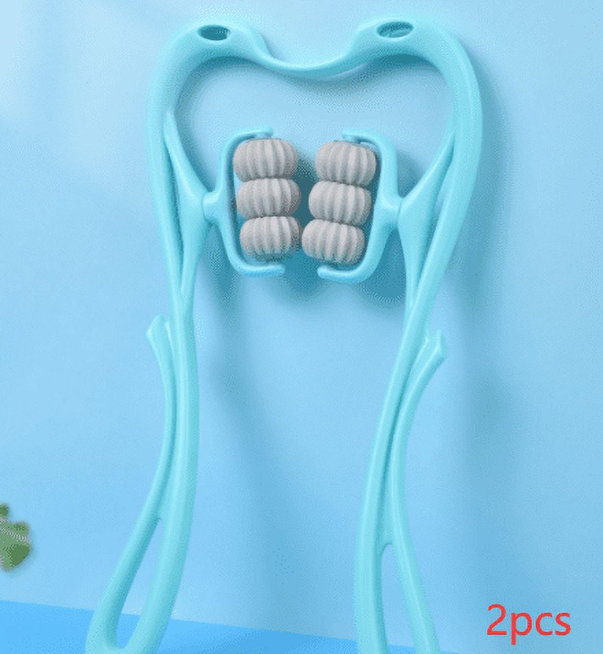 Multifunctional Manual Six-wheel Neck Massager Massage Relieve Roller ...