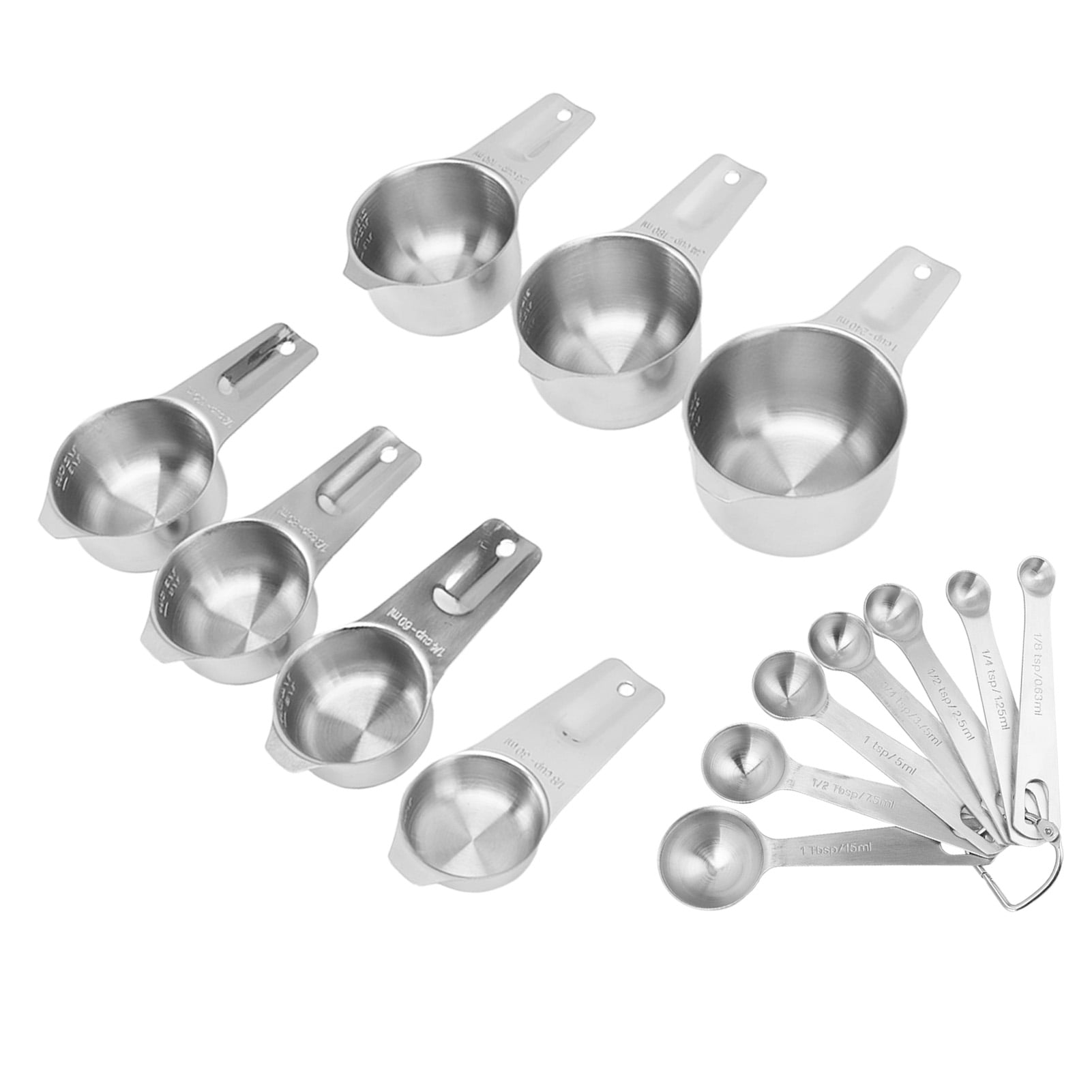 Multifunctional Measuring Spoons, Stackable Teaspoon Metal Measuring ...