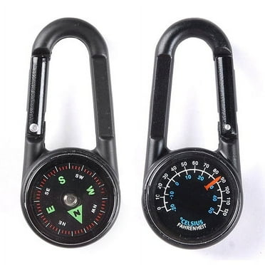 Uxcell Pocket Compass Survival Sports Navigation Compass with Key Ring ...