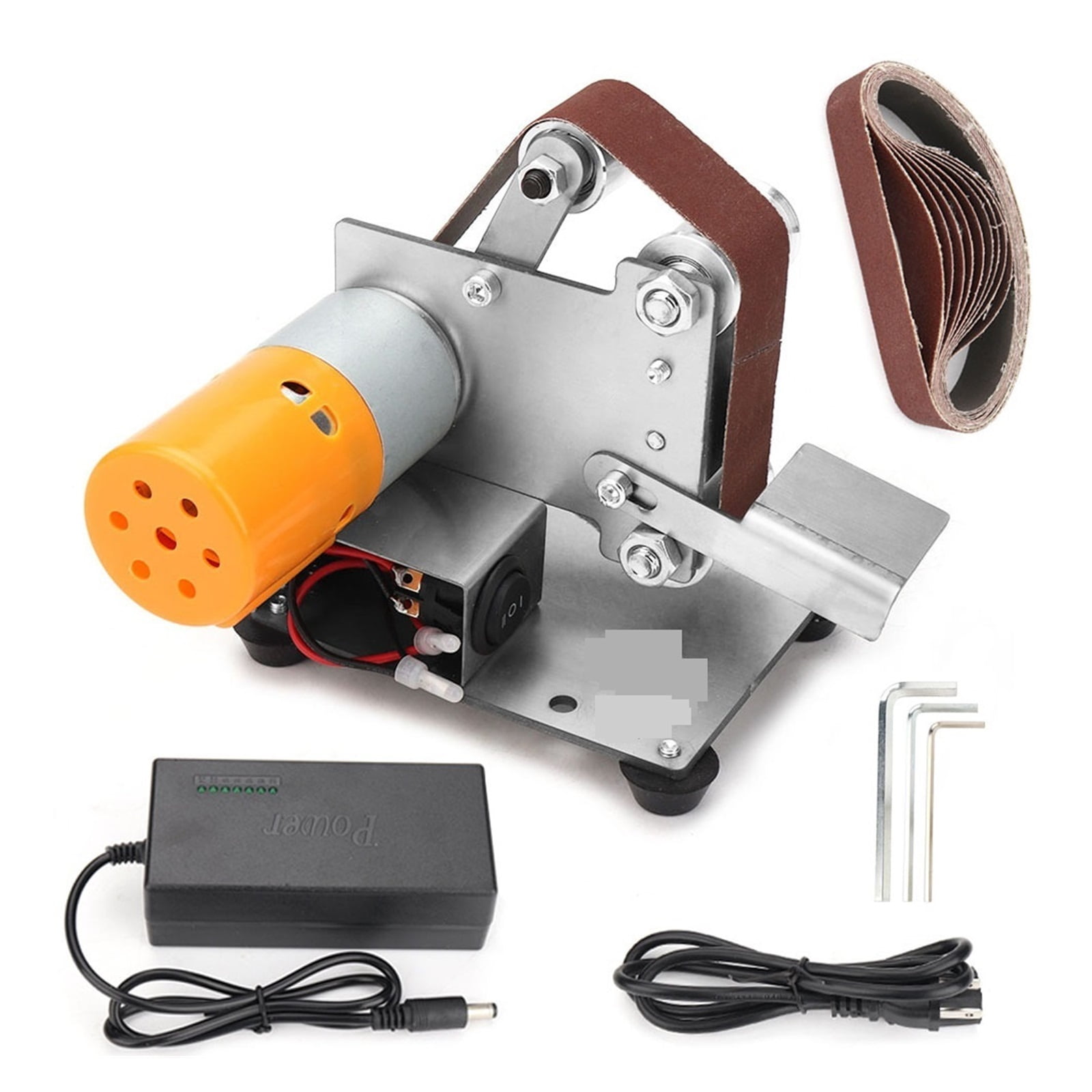 Multifunctional Mini Electric Belt Sander DIY Polishing Grinding ...