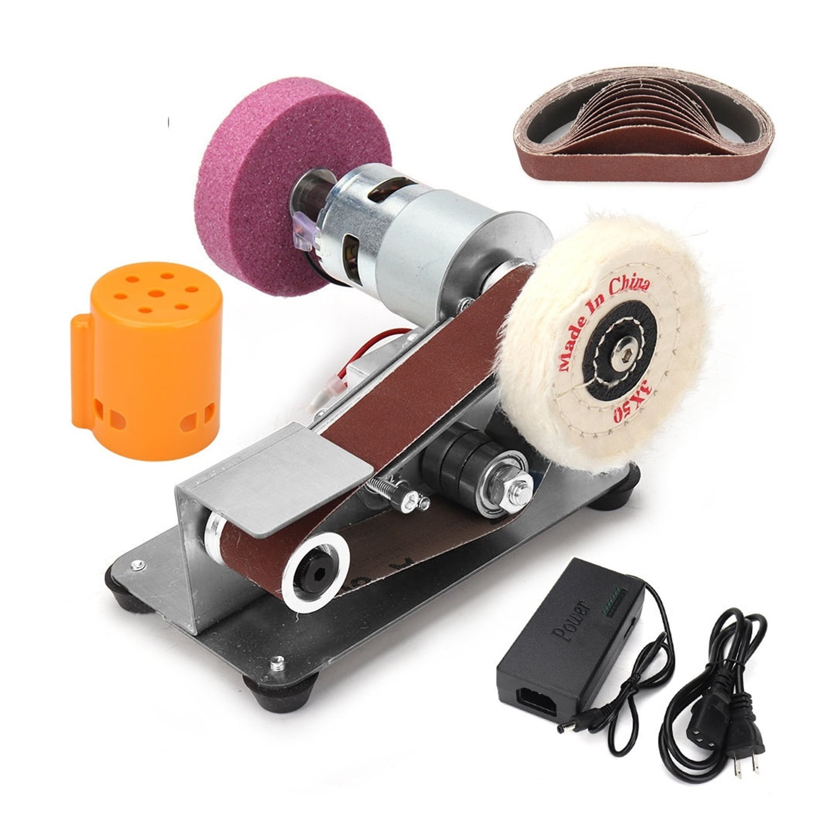 Multifunctional Mini Electric Belt Sander DIY Polishing Grinding ...