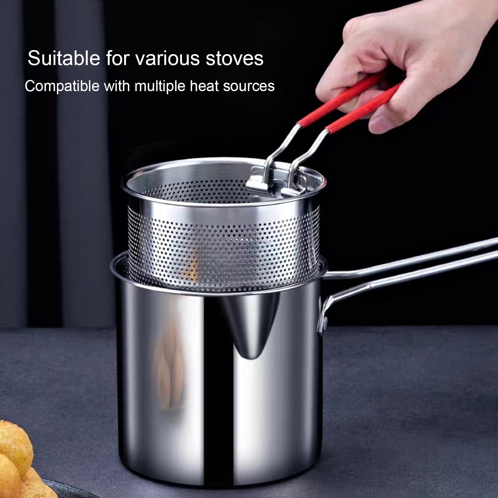 Multifunctional Mini Fryer - Good Heat Conductivity, Stainless Steel ...