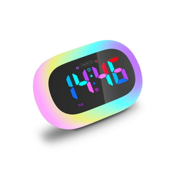 Multifunctional Mood Lamp and Alarm Clock Device Including Time ...