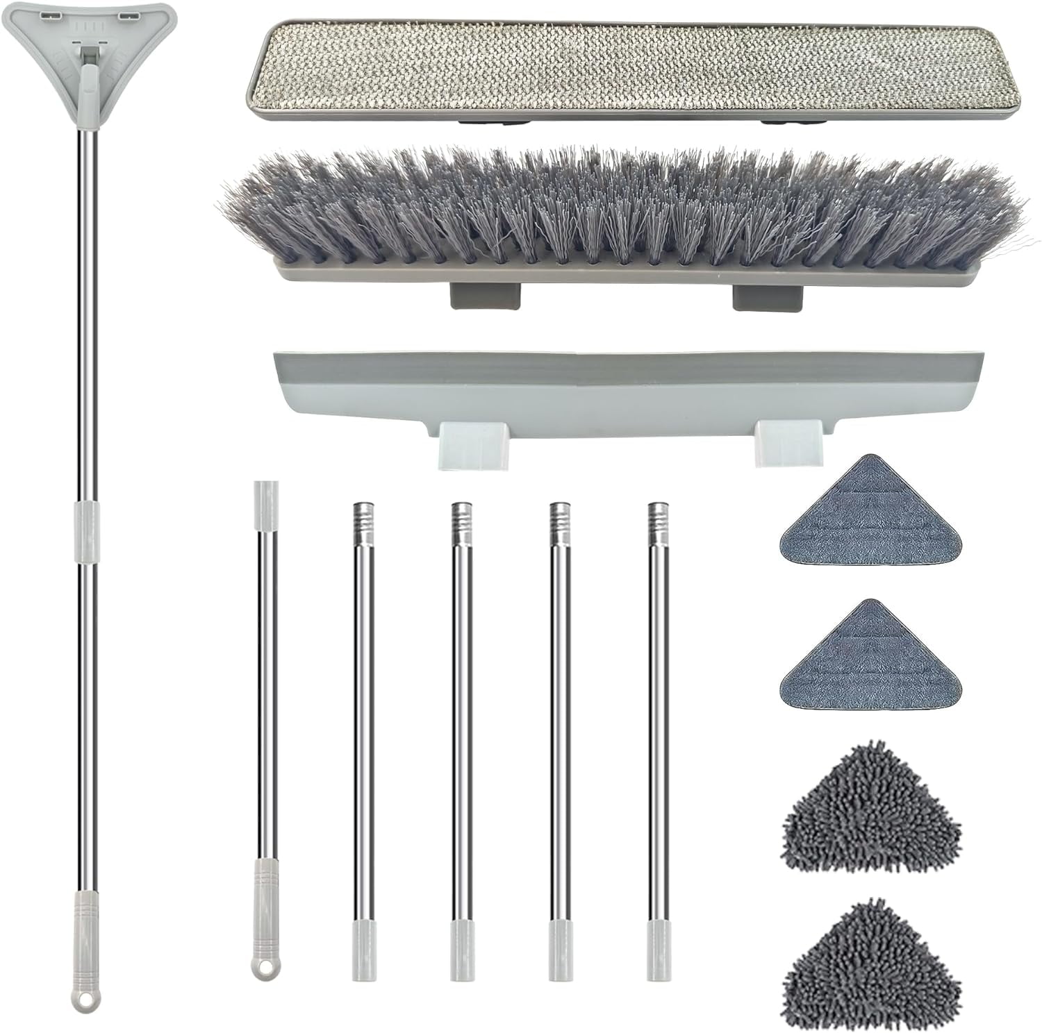 Multifunctional Mop Wall & Baseboard Cleaner Mop Tool with Long Handle ...