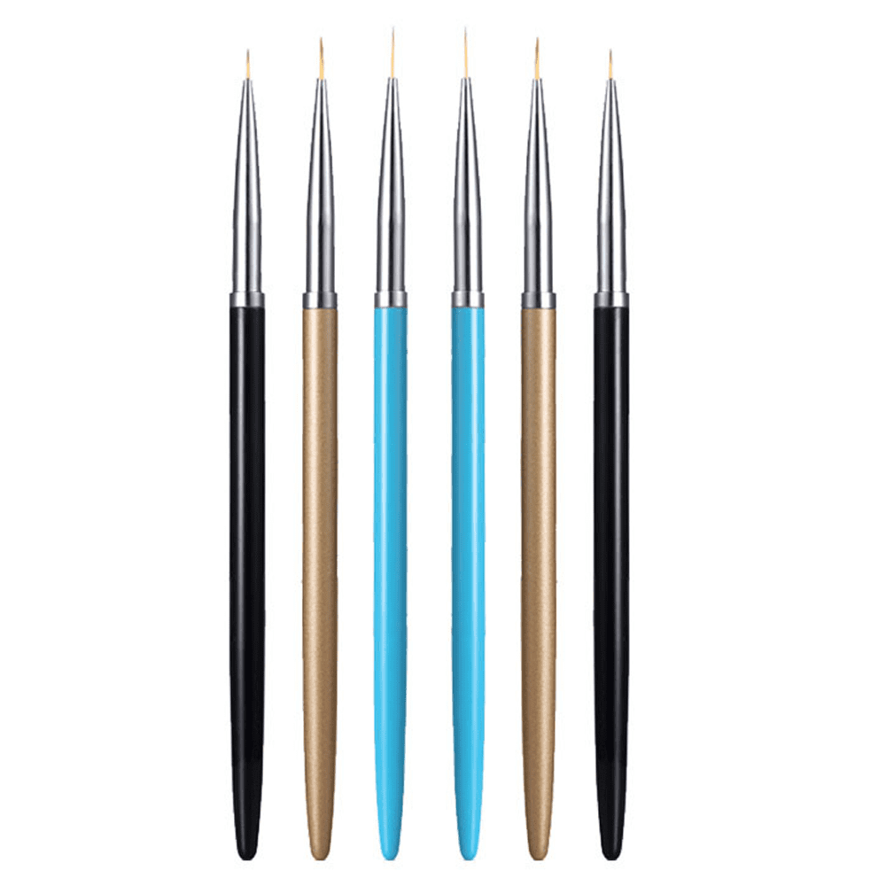 Multifunctional Nail Design Tools Kit, Soft Thin Nail Liner Brush For ...