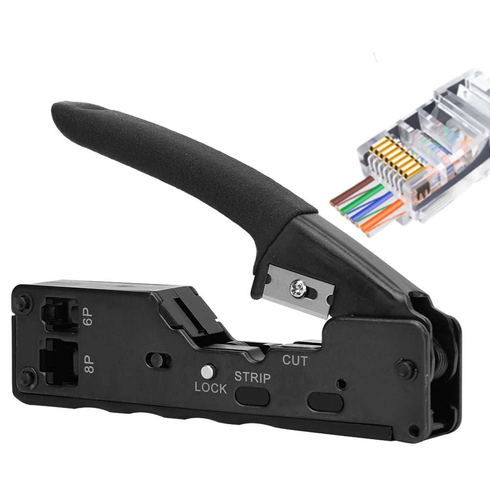 EseeAier Multifunctional Network Cable Crimper Crystal Head Crimping ...