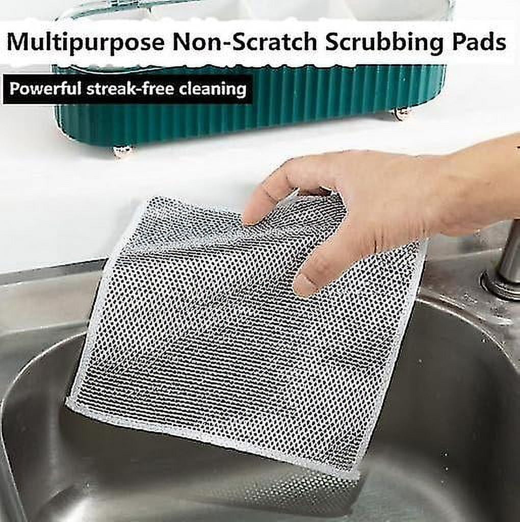 Multifunctional Non-scratch Wire Dishcloth, Wire Dishwashing Rags For ...