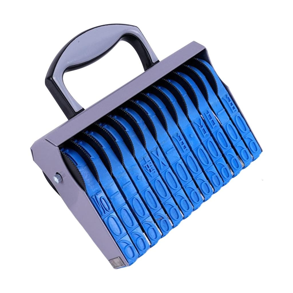 Multifunctional Number Stamp Rolling Stamp Date Stamp Adjustable Office ...