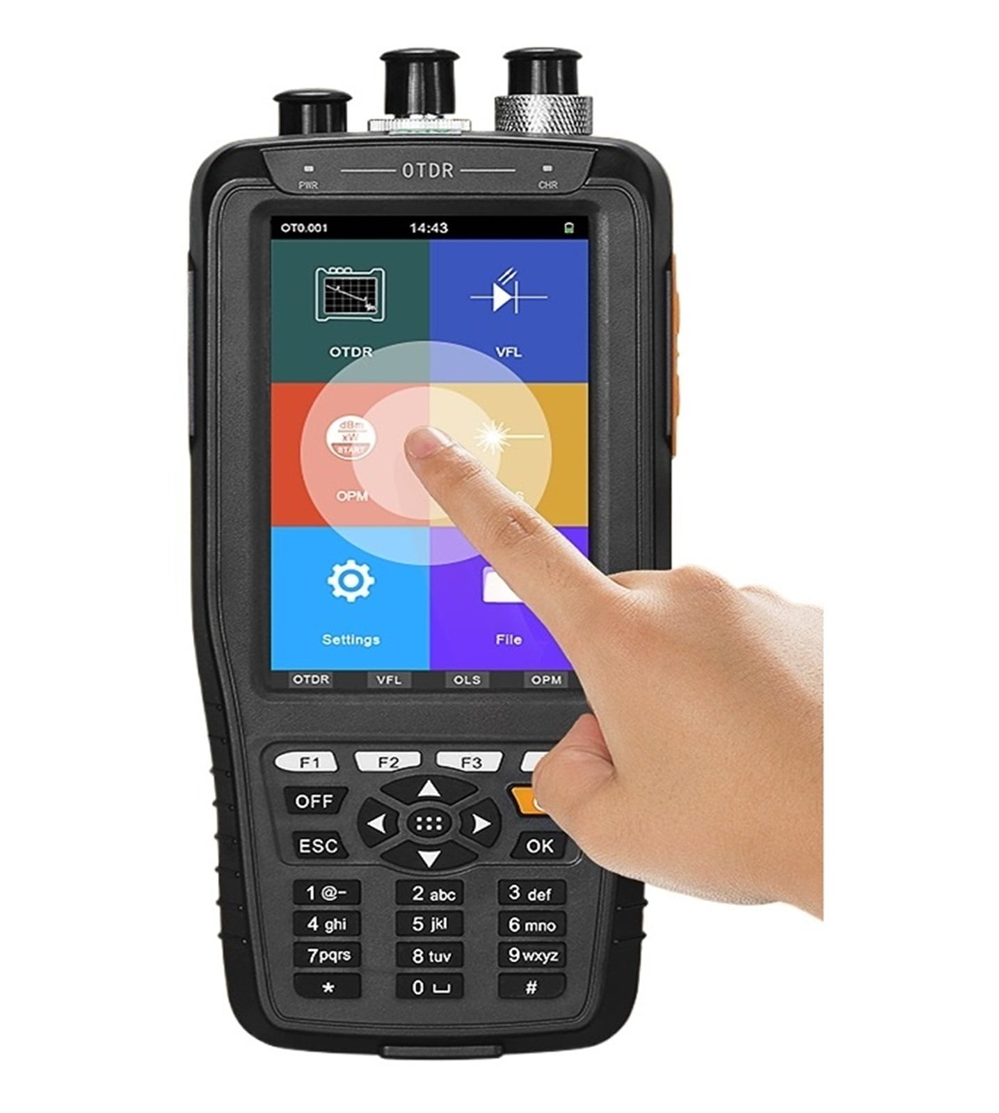 Multifunctional OTDR 1550nm Touch Screen Optical Time Domain ...