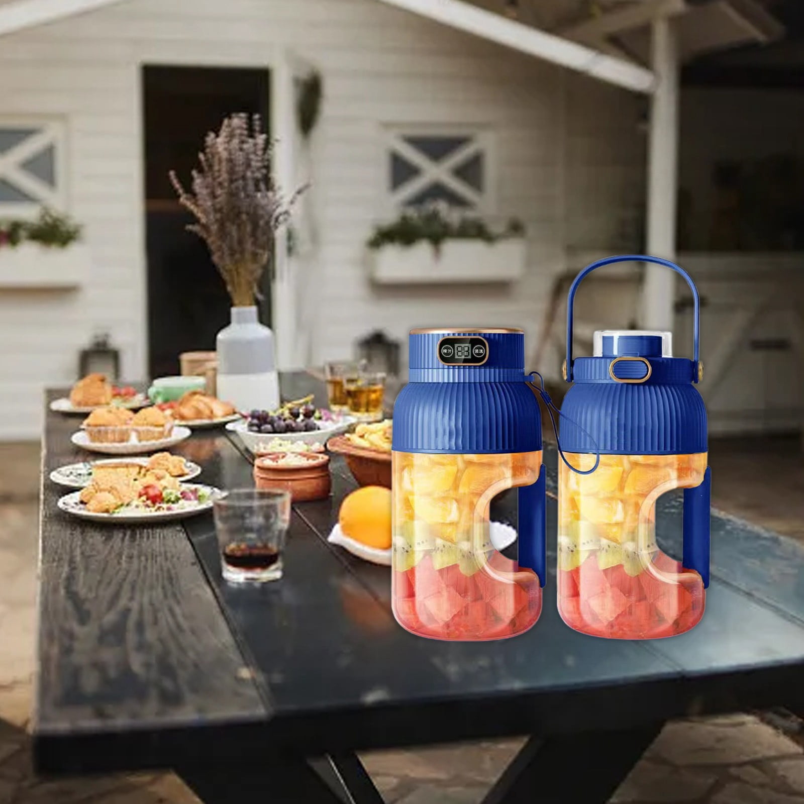 Multifunctional Portable Juicer Cup With Digital Display 2024 Portable ...