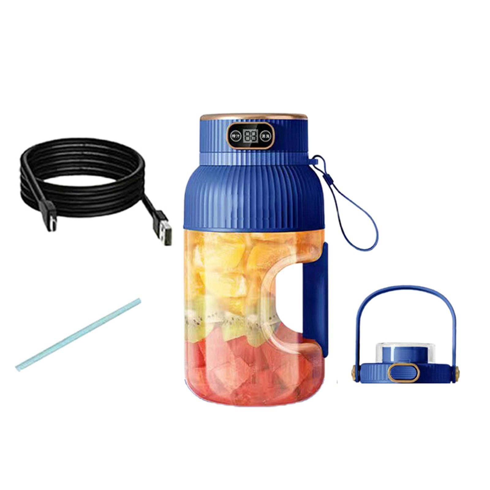 Multifunctional Portable Juicer Cup With Digital Display 2024 Portable ...